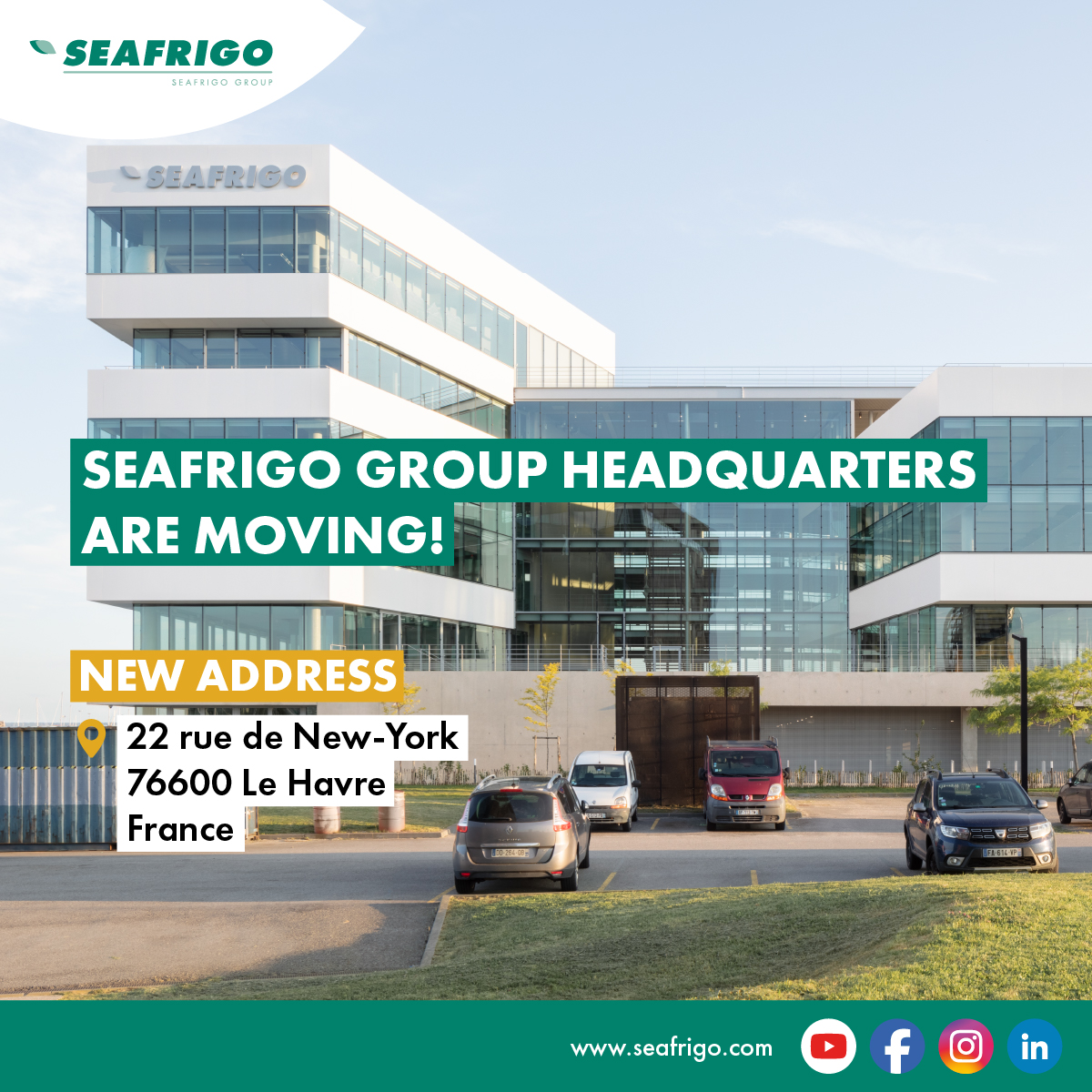 Seafrigo Group headquarters have opened its doors! - Seafrigo Group - Votre spécialiste de la ...