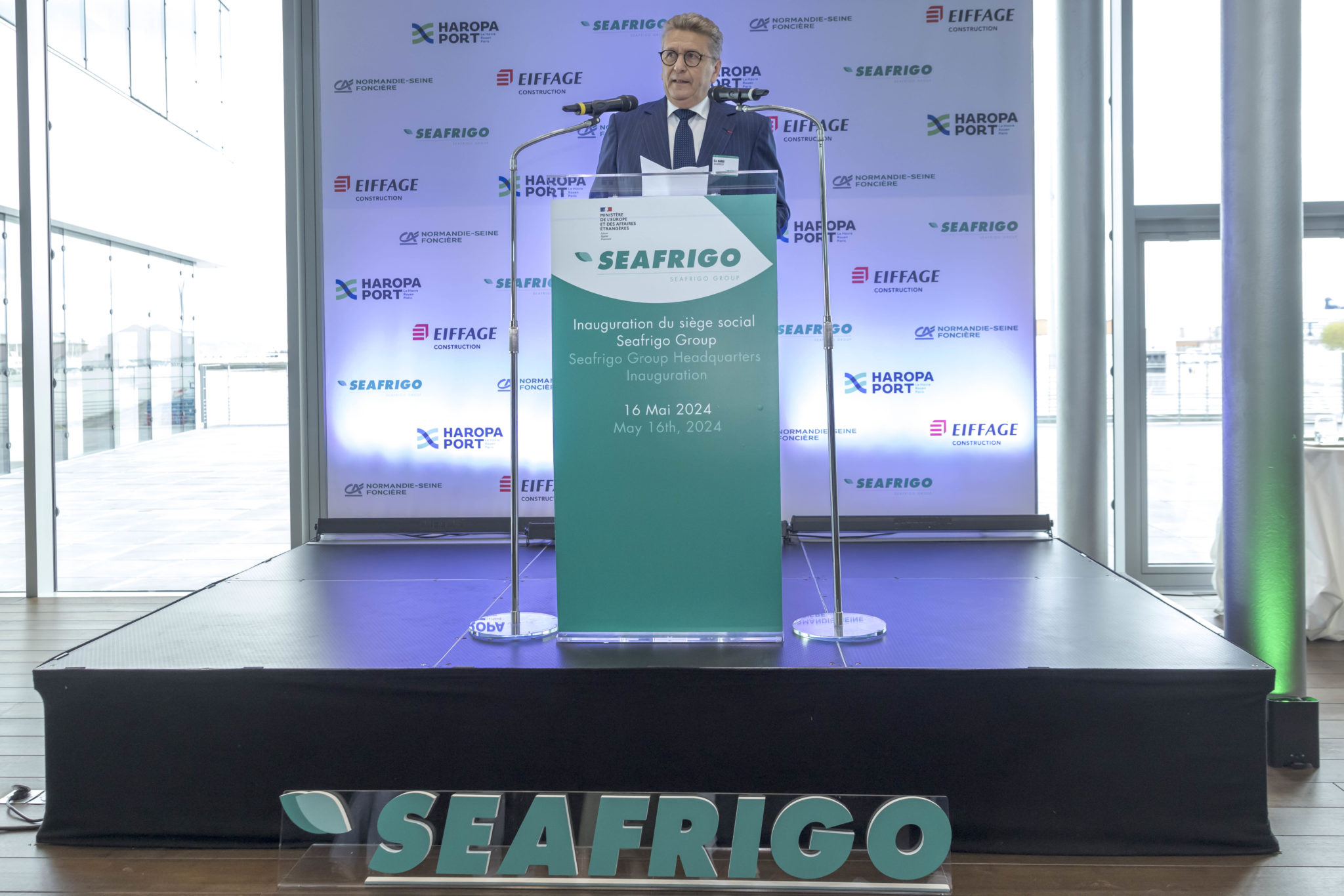 Inauguration du nouveau siège social de Seafrigo Group au Havre ... Inauguration du nouveau siège social de Seafrigo Group au Havre ...